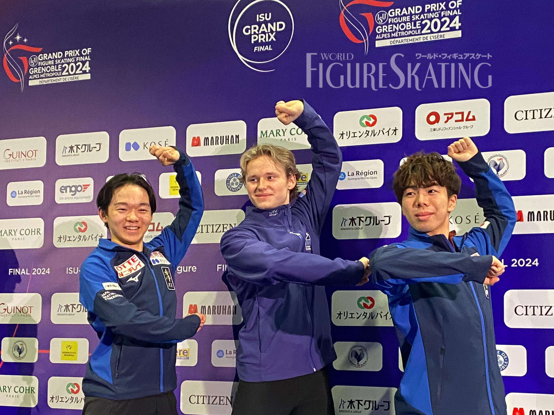 GPF男子メダリスト会見 鍵山＆佐藤「メダルは素直にうれしい」 | WFS-Web ワールド・フィギュアスケートWeb