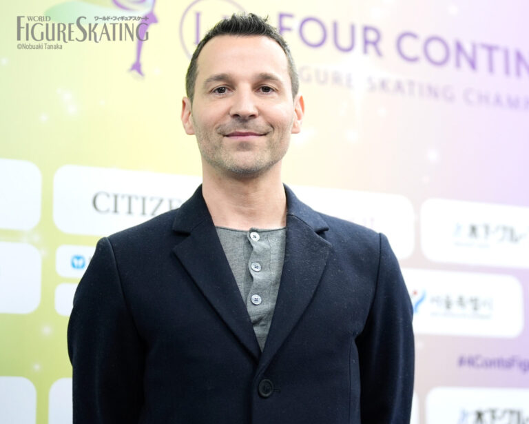 INTERVIEW ロマン・アグノエル「2人には優雅さという“アイデンティティ”がある」 | WFS-Web ワールド・フィギュアスケートWeb